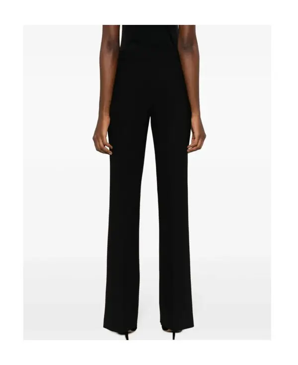 Moschino Crepe Mid-rise Flared Trousers