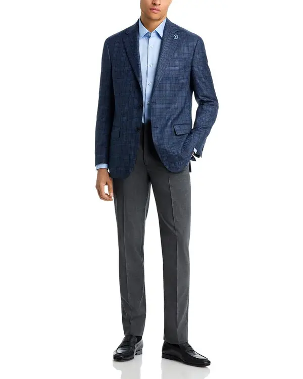 Hart Schaffner Marx New York Fit Plaid Wool Sport Coat