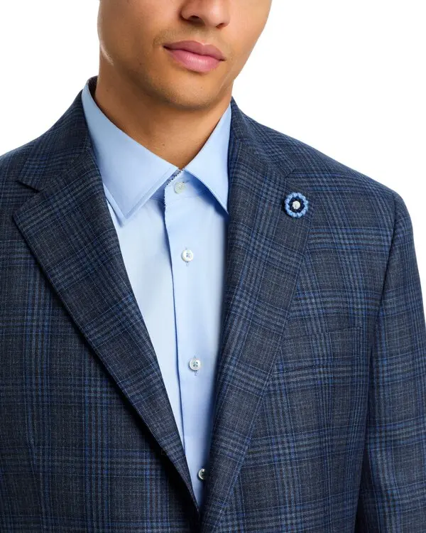 Hart Schaffner Marx New York Fit Plaid Wool Sport Coat