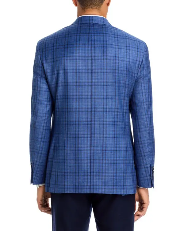 Hart Schaffner Marx New York Fit Graph Plaid Wool Sport Coat