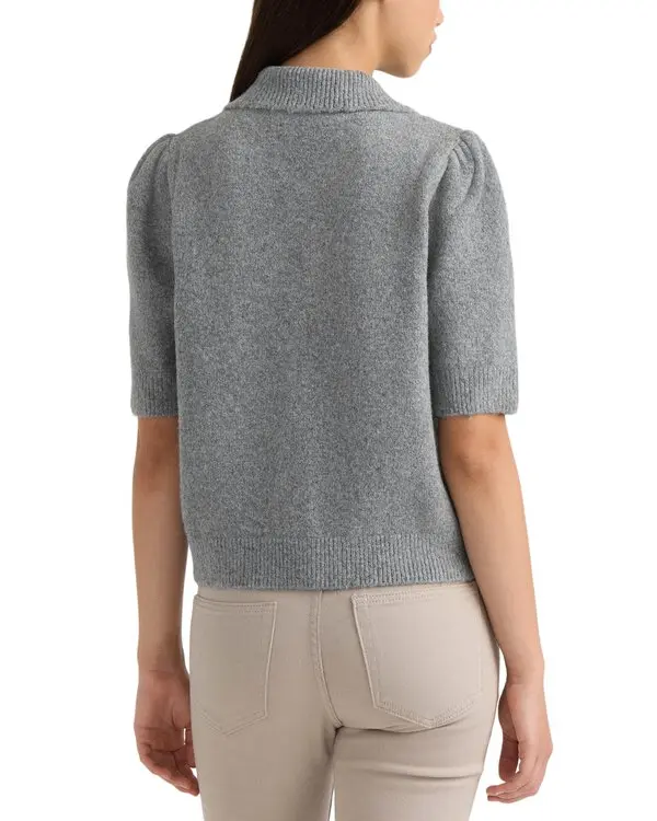 NVLT Embroidered Short Sleeve Sweater