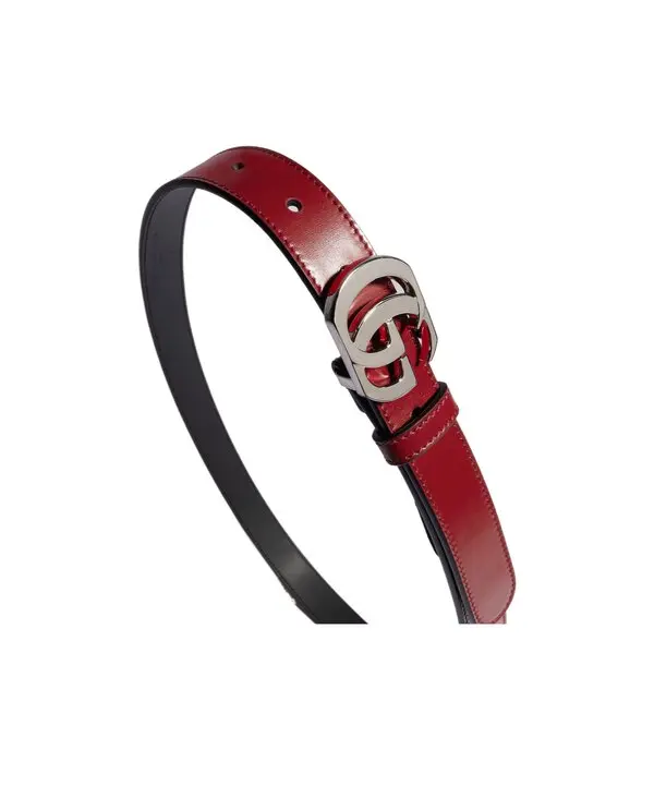 Gucci Thin Belt With Double G Buckle
