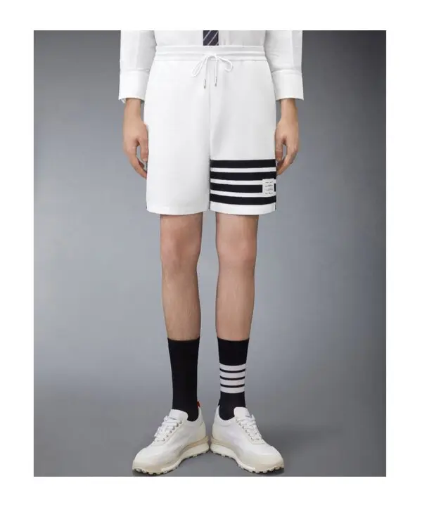 Thom Browne 4-bar Loopback Shorts