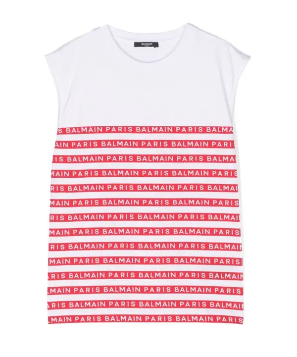 Balmain Logo-print Sleeveless T-shirt