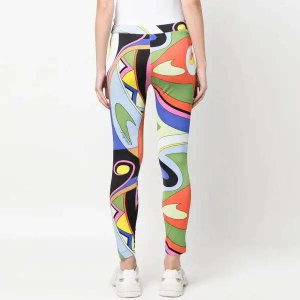 Moschino Abstract Printed Leggings