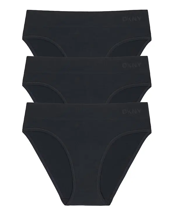 Dkny Seamless Litewear Bikini 3pk - Black