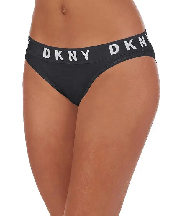 Dkny Cozy Boyfriend Bikini Underwear - Black