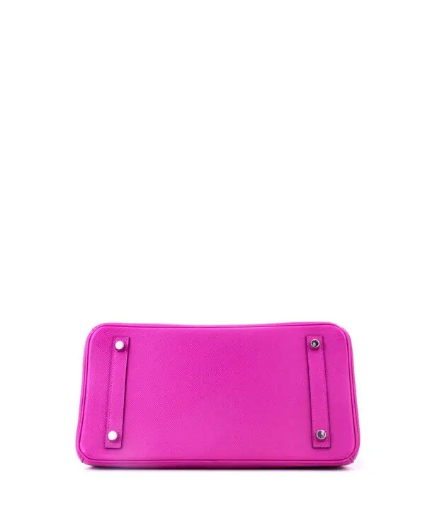 Hermès Birkin 30 Handbag Pink Epsom With Palladium Hardware