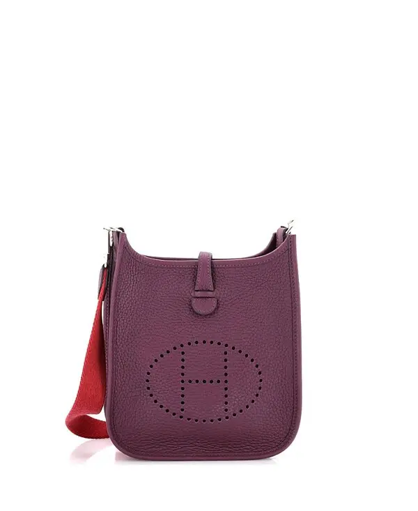 Hermès Tpm Evelyne Bag Gen Iii Clemence - Purple