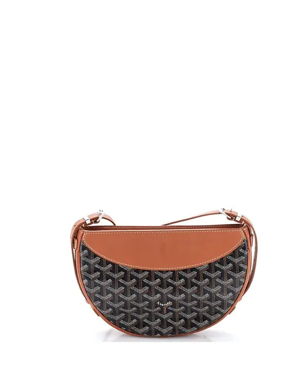 Goyard Hirondelle Shoulder Bag Coated Canvas And Leather