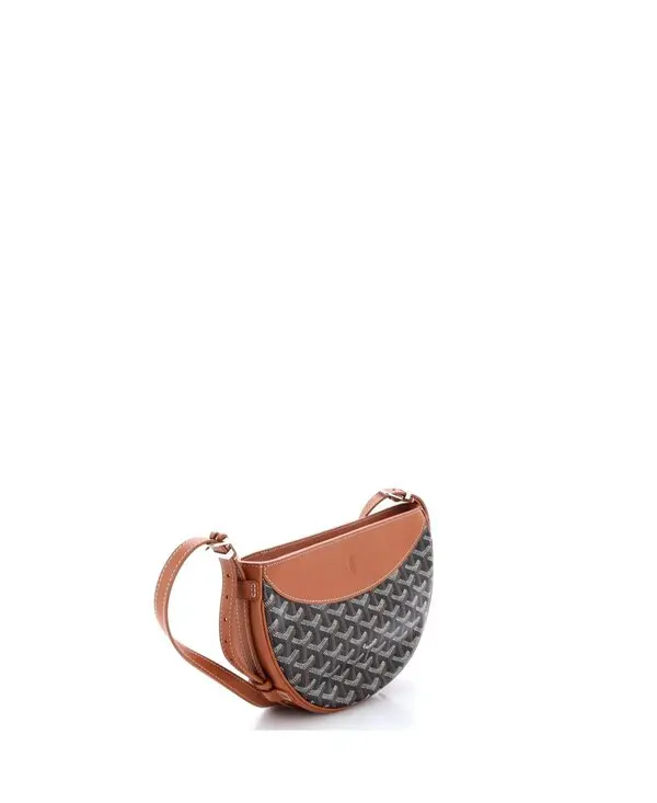 Goyard Hirondelle Shoulder Bag Coated Canvas And Leather
