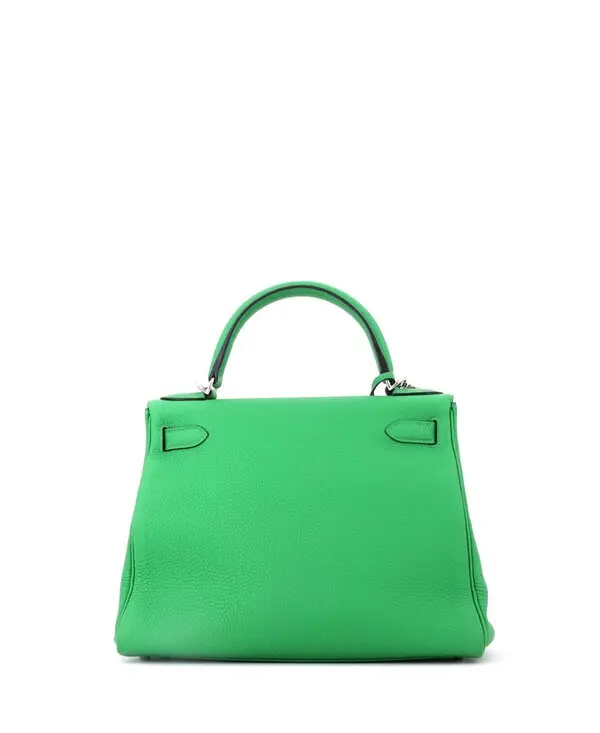 Hermès Kelly 28 Leather Palladium Satchel