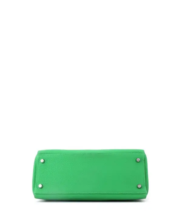 Hermès Kelly 28 Leather Palladium Satchel