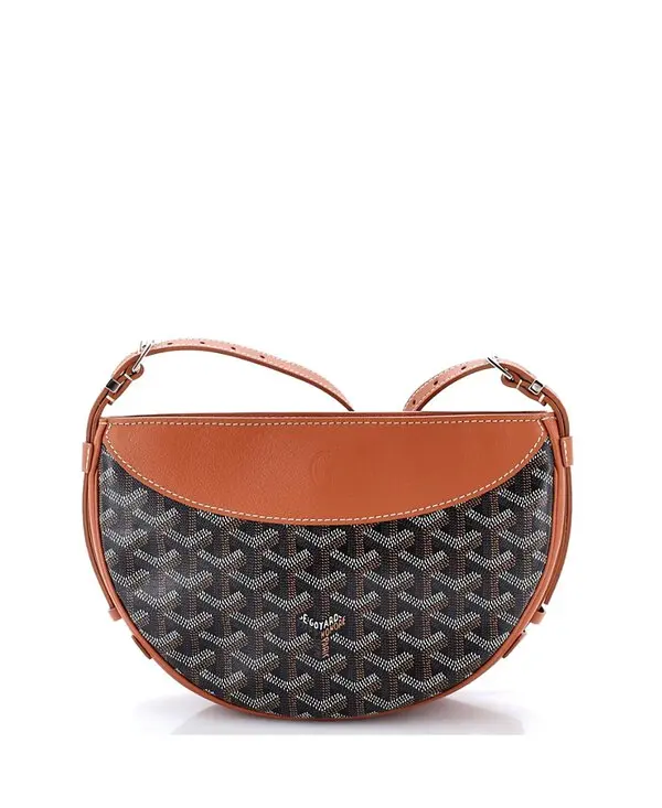 Goyard Hirondelle Shoulder Bag Coated Canvas And Leather