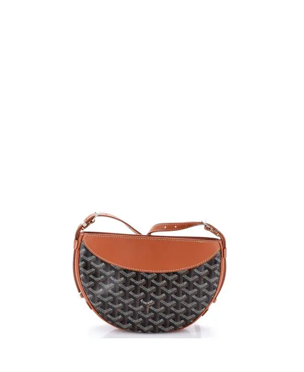 Goyard Hirondelle Shoulder Bag Coated Canvas And Leather