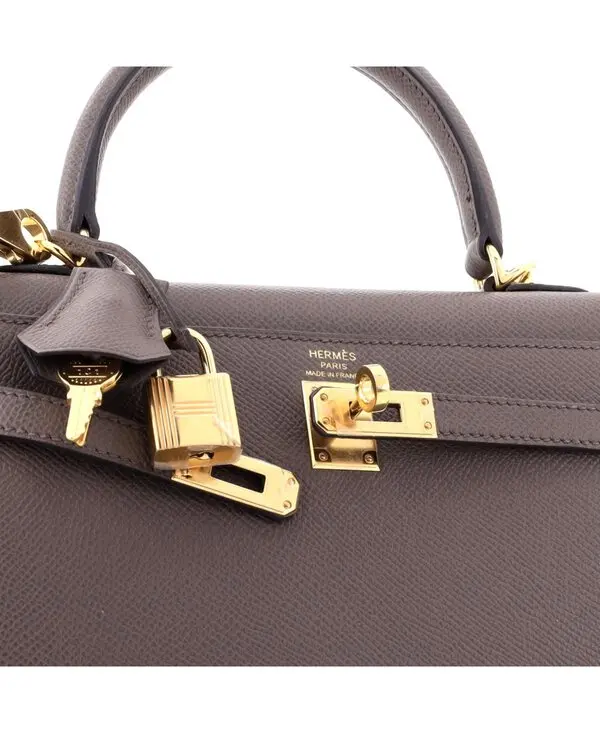 Hermès Kelly 25 Epsom Leather Gold Hardware Handbag