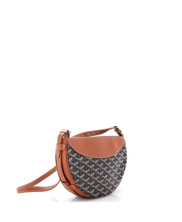 Goyard Hirondelle Shoulder Bag Coated Canvas And Leather