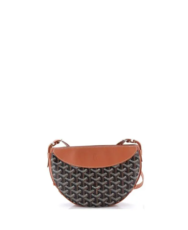 Goyard Hirondelle Shoulder Bag Coated Canvas And Leather