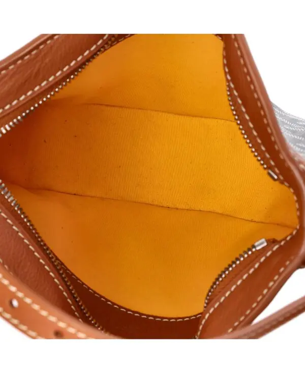 Goyard Hirondelle Shoulder Bag Coated Canvas And Leather