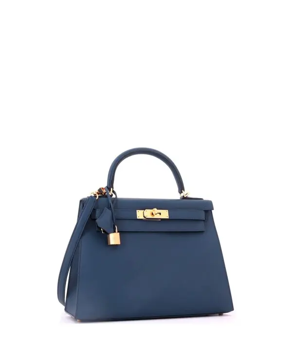 Hermès Kelly 28 Epsom Leather Satchel With Gold Tone Hardware