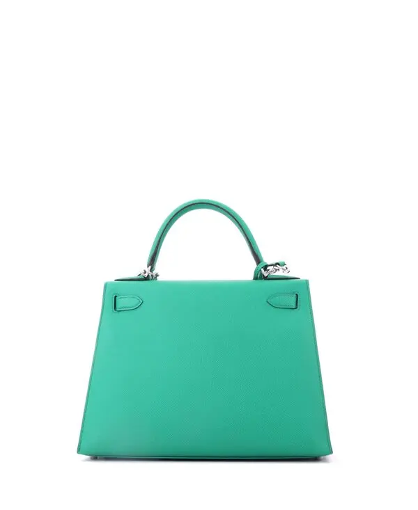 Hermès Kelly 28 Epsom Leather Satchel With Palladium Hardware