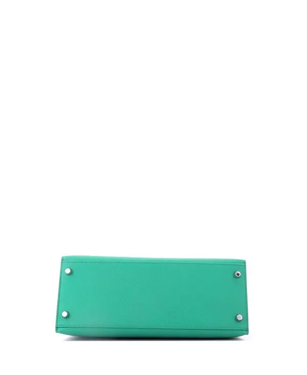 Hermès Kelly 28 Epsom Leather Satchel With Palladium Hardware
