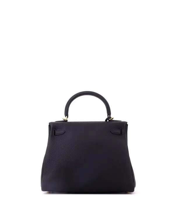 Hermès Kelly 25 Togo Leather Gold Tone Shoulder Bag