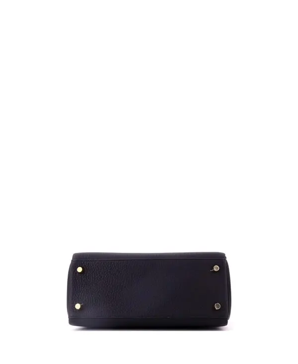 Hermès Kelly 25 Togo Leather Gold Tone Shoulder Bag