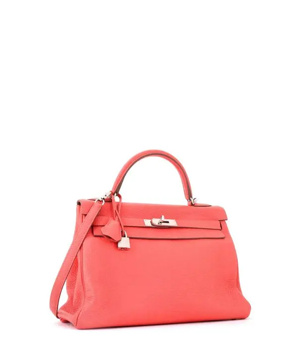 Hermès Kelly 32 Leather Handbag
