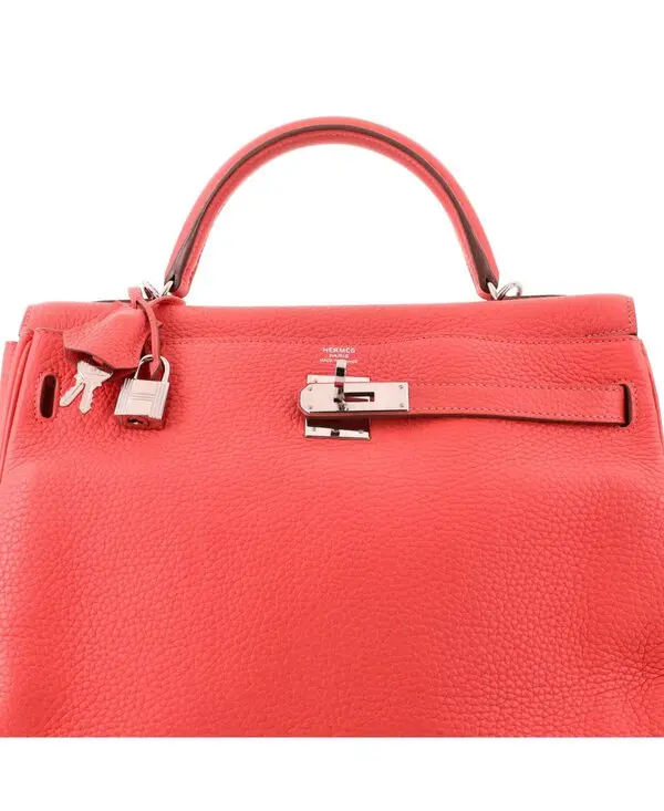 Hermès Kelly 32 Leather Handbag