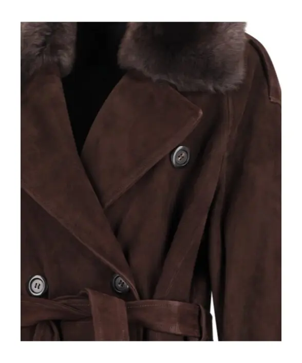 BLANCHA Long-sleeved Trench Coat