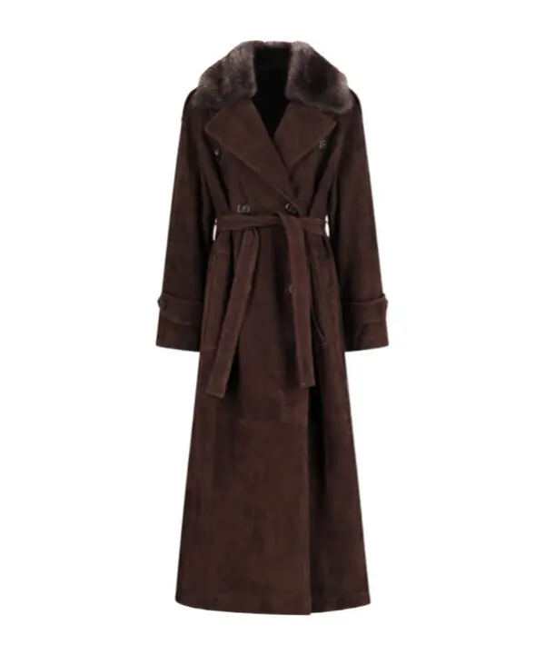 BLANCHA Long-sleeved Trench Coat