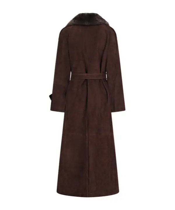 BLANCHA Long-sleeved Trench Coat