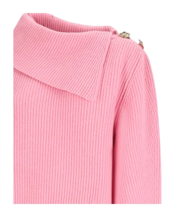 Blumarine Wool Jumper With Sailor Collar And Buttons