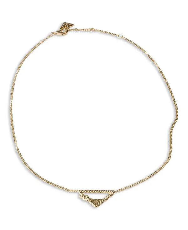 Prada Metal Necklace - Gold