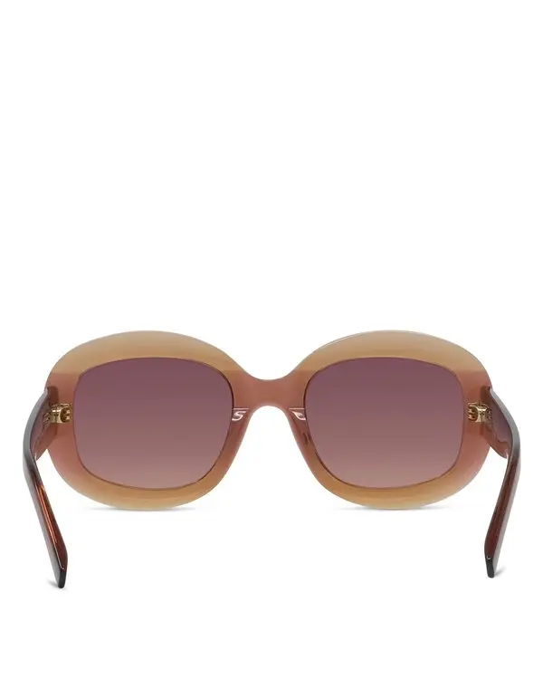 Givenchy Geometric Sunglasses, 52mm - Pink/violet