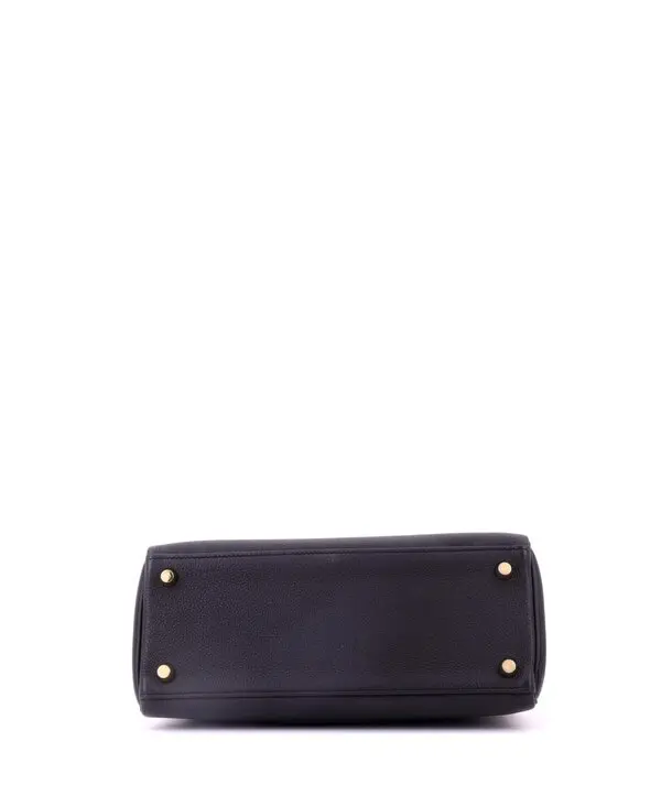 Hermès Kelly 25 Togo Leather Gold Tone Hardware Handbag