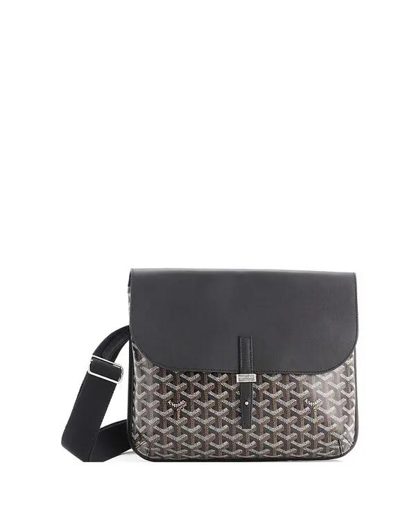 Goyard Coursier Messenger Bag Coated Canvas And Leather