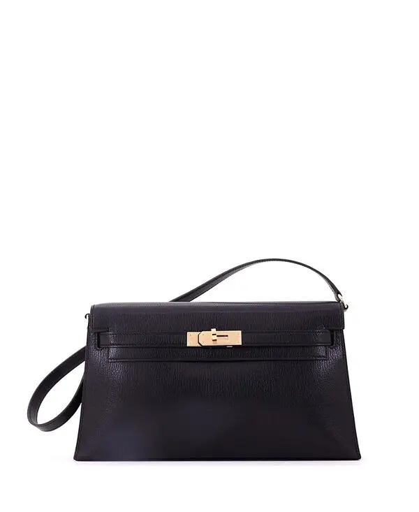 Hermès Kelly Elan Chevre Leather Shoulder Bag