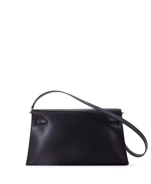 Hermès Kelly Elan Chevre Leather Shoulder Bag