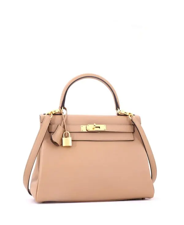 Hermès Kelly 28 Leather Satchel