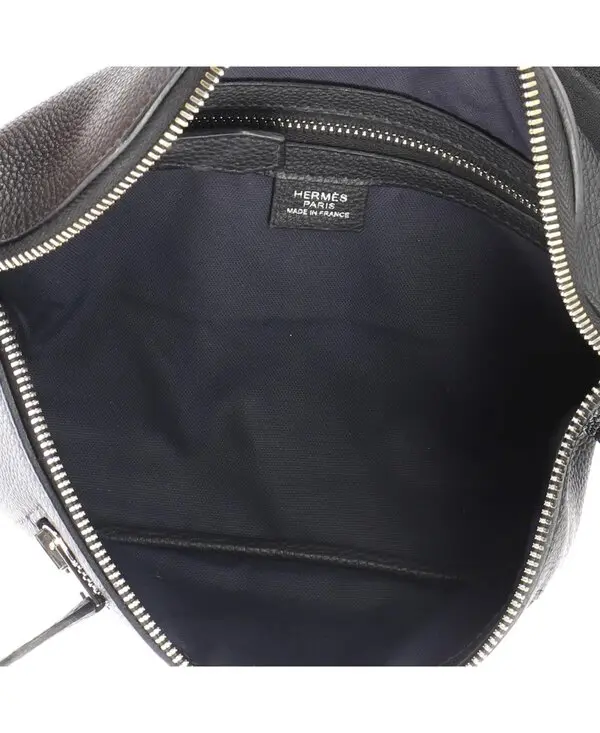 Hermès Pm Cityslide Togo Leather Silver Tone Hardware Belt Bag