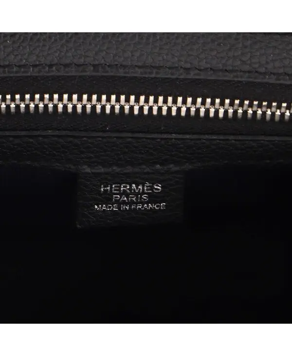 Hermès Pm Cityslide Togo Leather Silver Tone Hardware Belt Bag