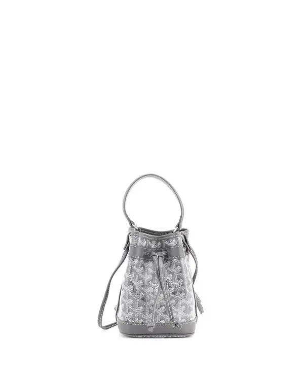 Goyard Petit Flot Bucket Bag Coated Canvas