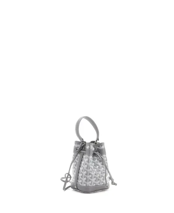 Goyard Petit Flot Bucket Bag Coated Canvas