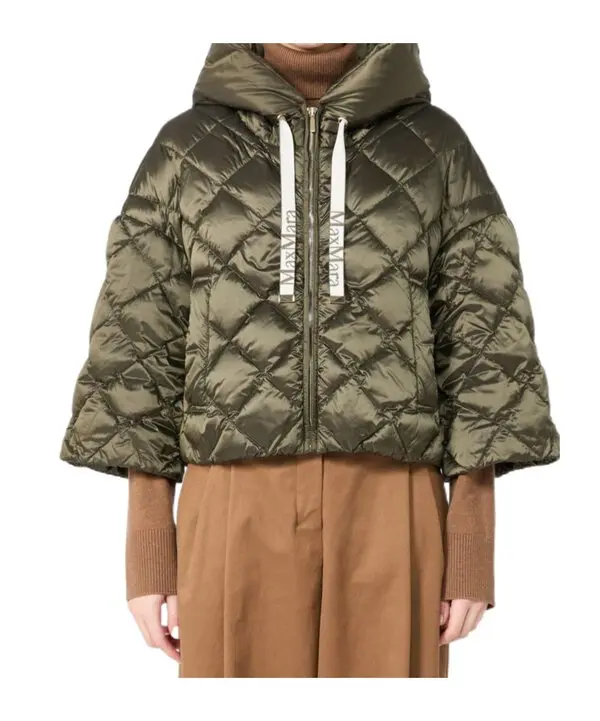 Max Mara Zip-up Quilted Jacket