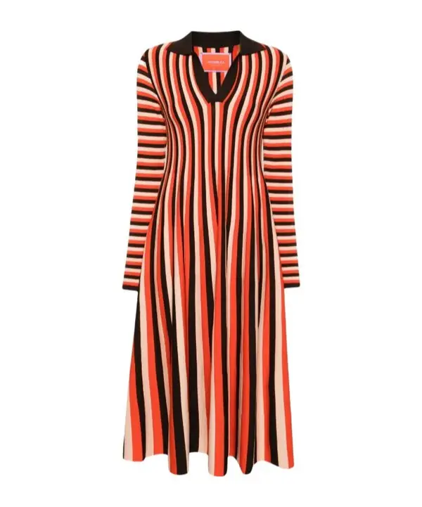 La DoubleJ Plaza Knitted Midi Dress