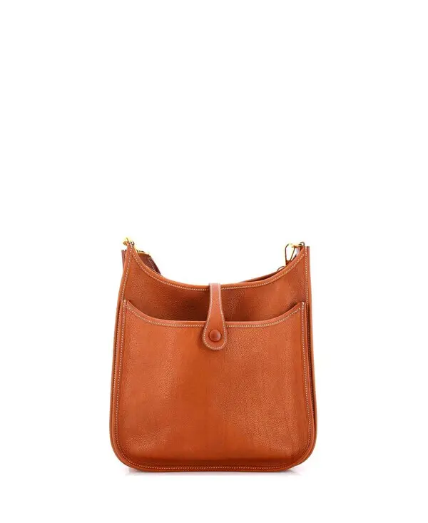 Hermès Evelyne Pm Gen Iii Barenia Faubourg Leather Crossbody