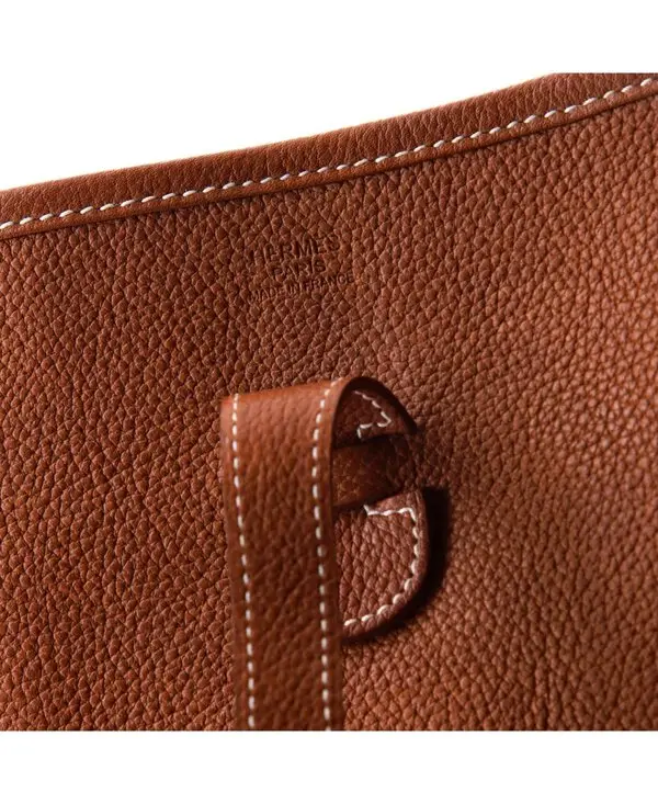 Hermès Evelyne Pm Gen Iii Barenia Faubourg Leather Crossbody