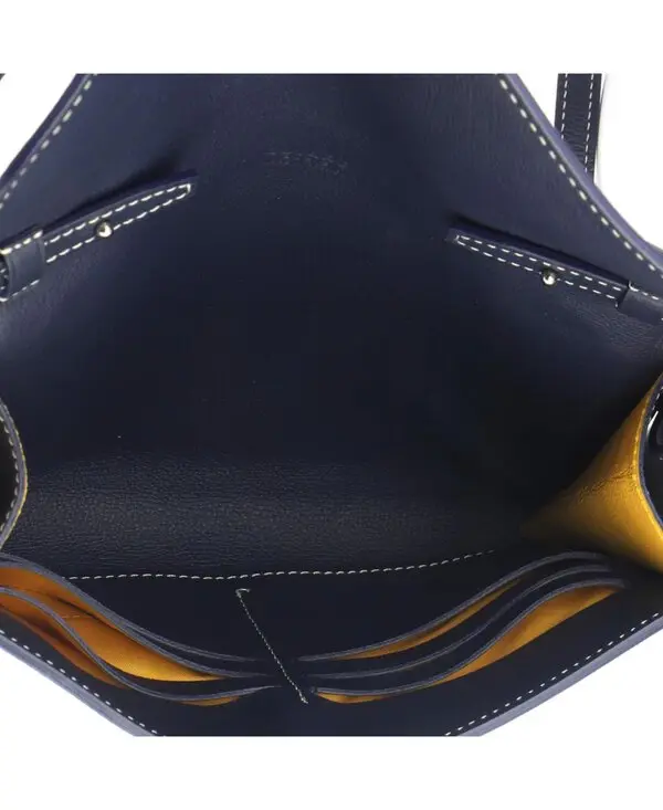 Goyard Chypre Wallet On Strap Coated Canvas With Leather